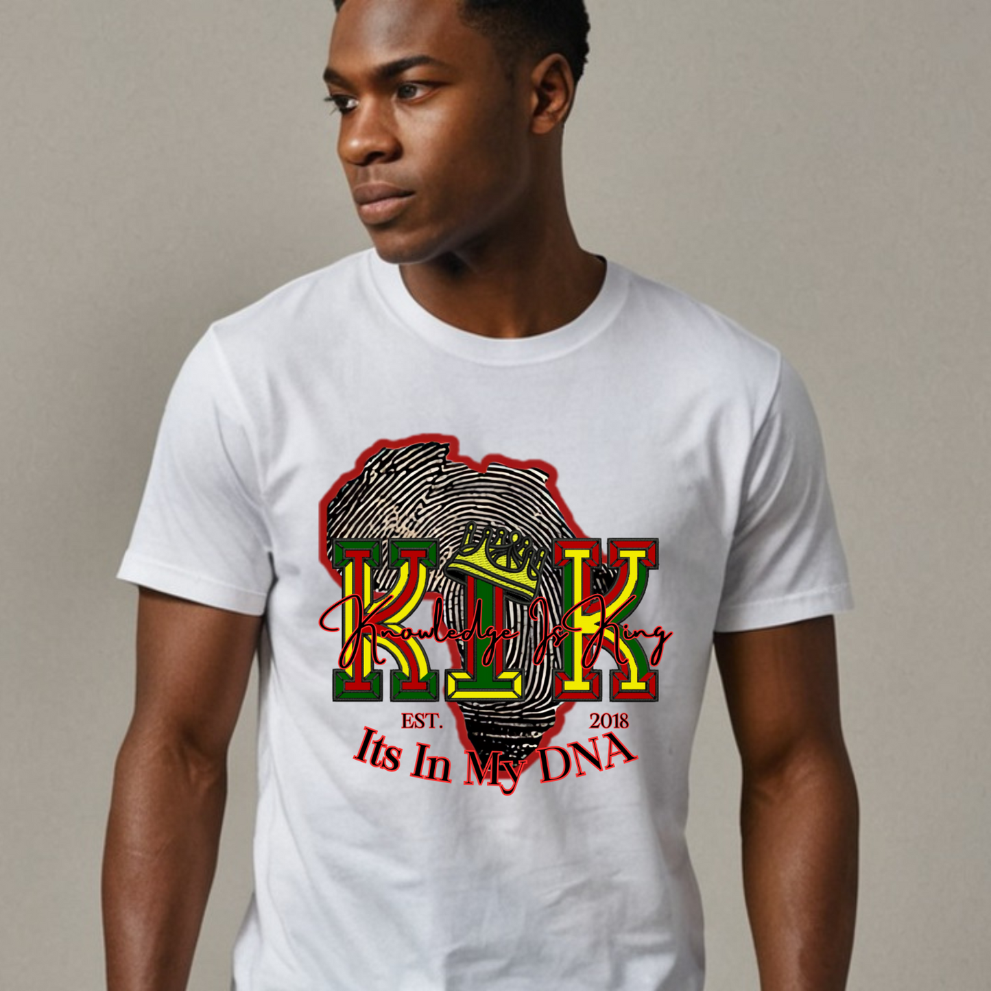 Men's T-Shirt (In His DNA) – Knowledge Is King